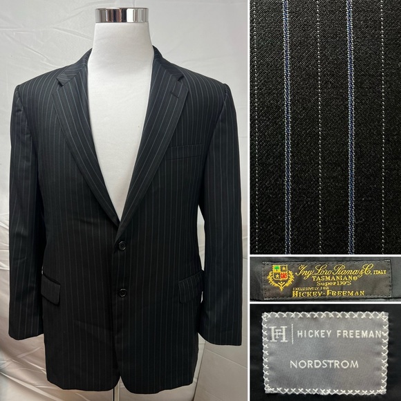 Hickey Freeman | Suits & Blazers | Hickey Freeman Loro Piana Mens 46r ...